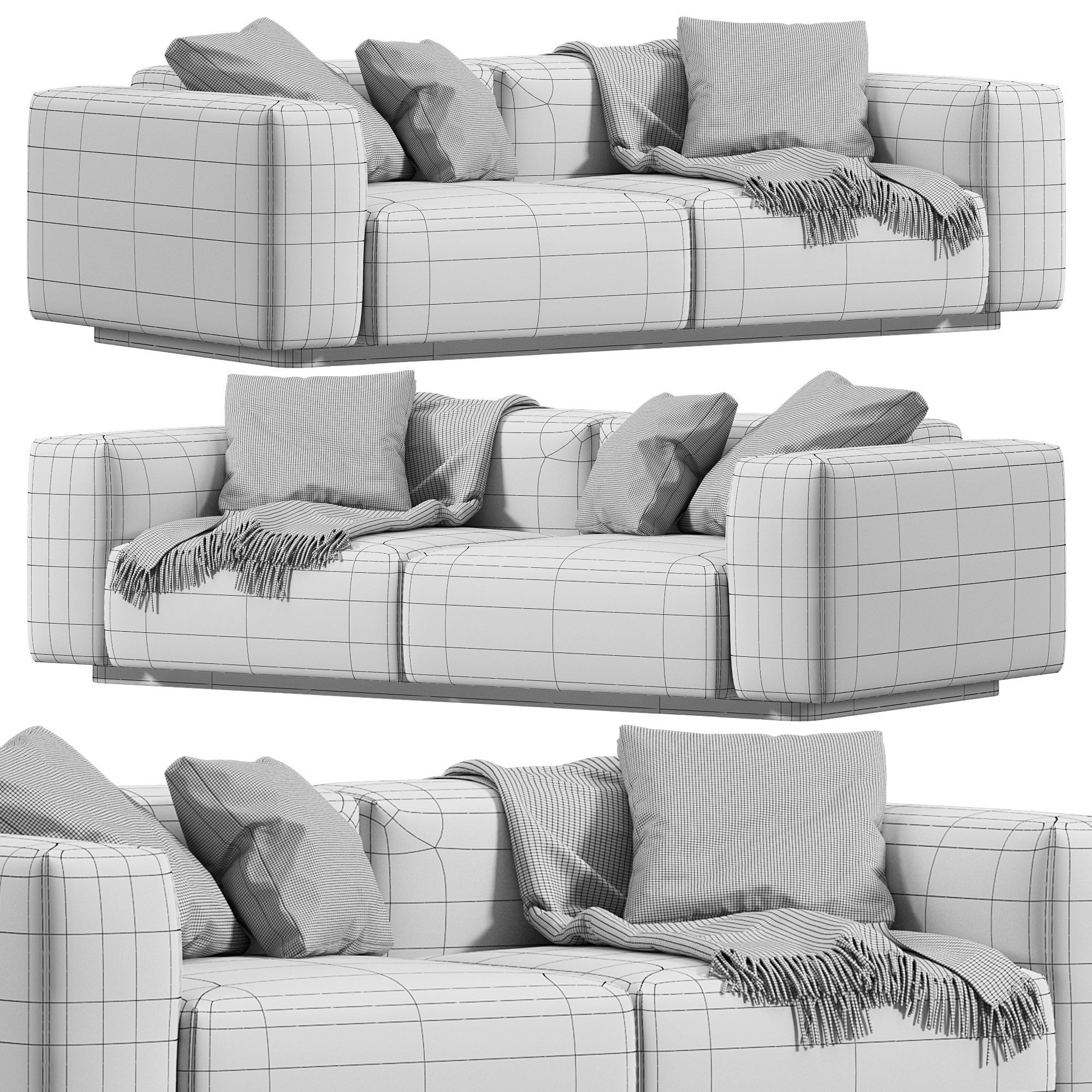 Sofa Soft Modular by Vitra 3D model | CGTrader