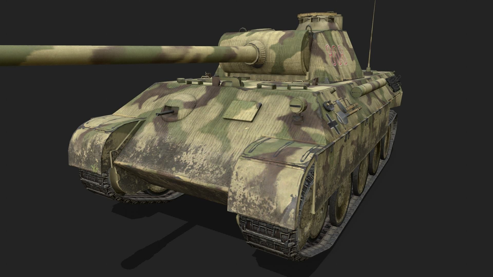 3D model Panzer 5 tank VR / AR / low-poly | CGTrader