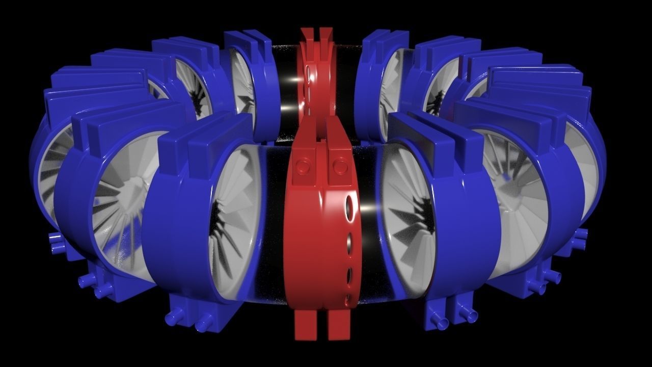 Aeroloop - Rim Driven - Dutch Wind Generator - Concept 3D model | CGTrader