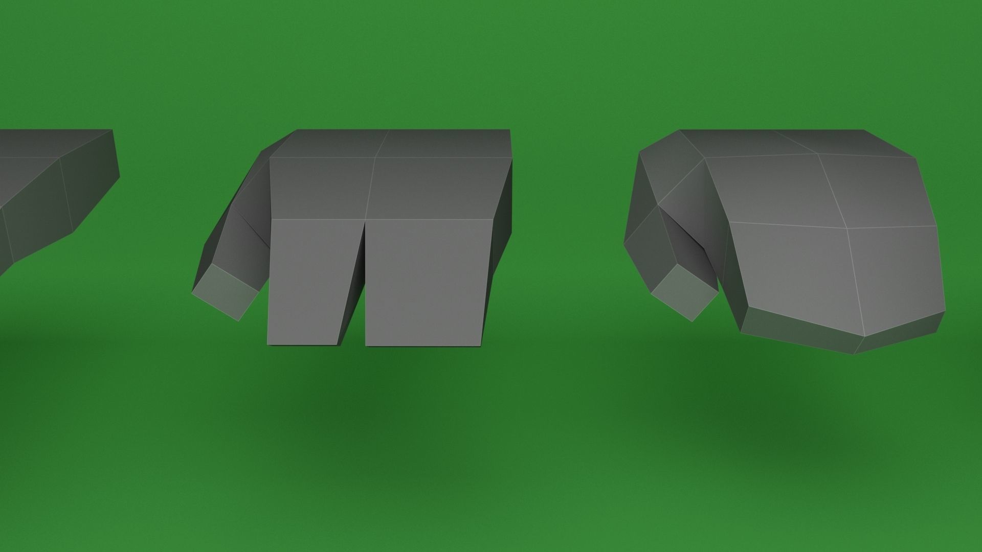 Types of low poly hand 3D model | CGTrader