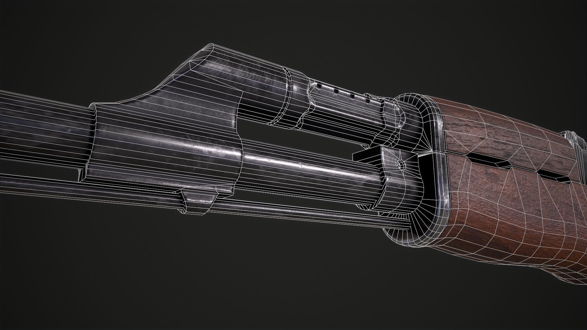 3D model Assault Rifle AK-47 VR / AR / low-poly | CGTrader