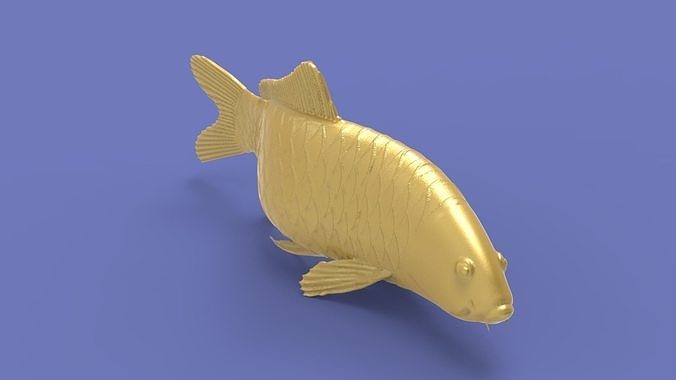 Koi Fish 2 3D model 3D printable | CGTrader