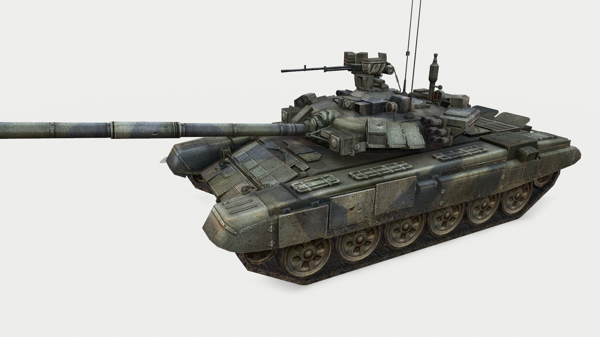 3D model Tank T-90 VR / AR / low-poly | CGTrader