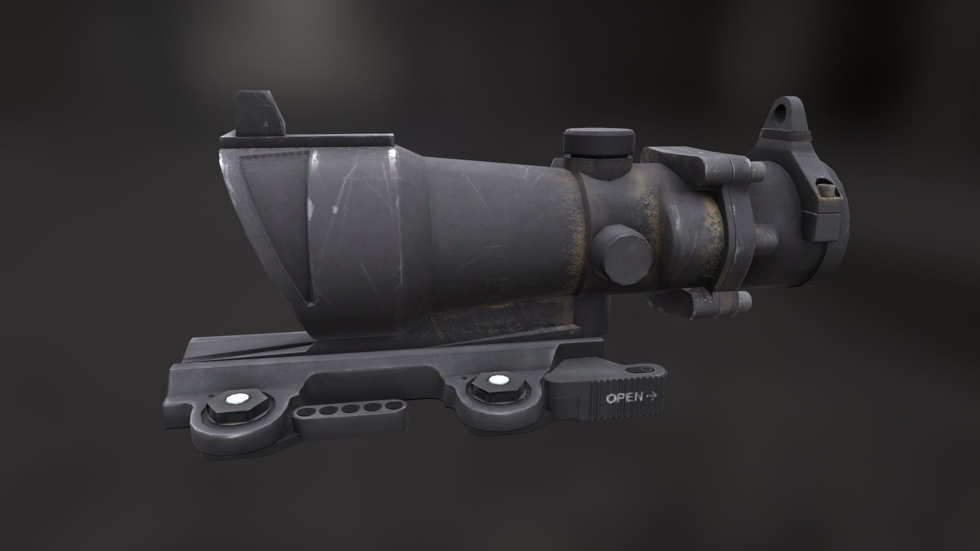 3D model Rifle Scope ACOG VR / AR / low-poly | CGTrader