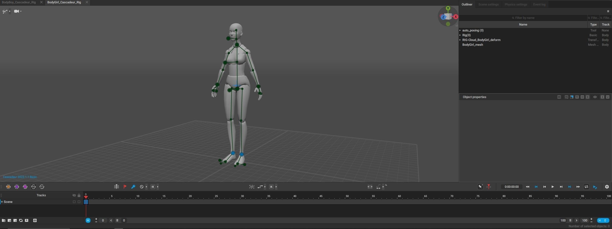 Body Animated Rig 3D model animated rigged | CGTrader