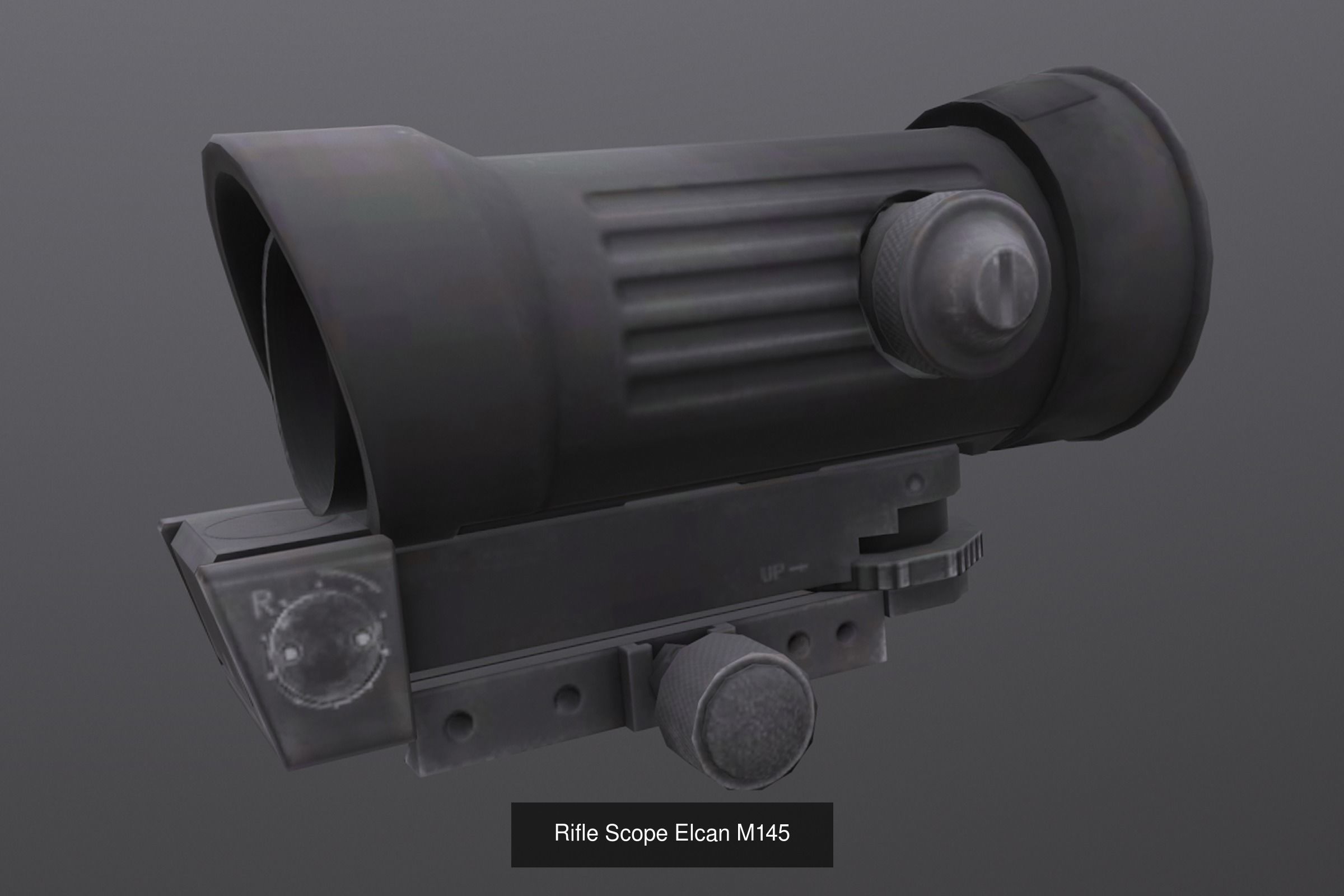 3D Model Collection Rifle Scope Pack VR / AR / low-poly | CGTrader