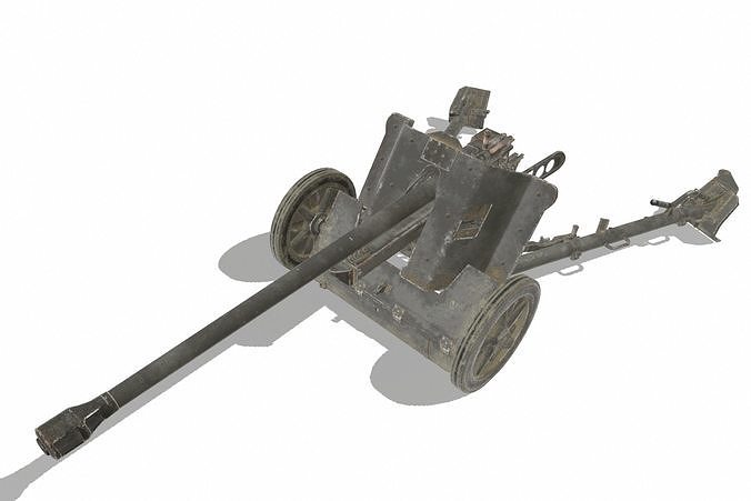 3D model Pak 38 VR / AR / low-poly | CGTrader
