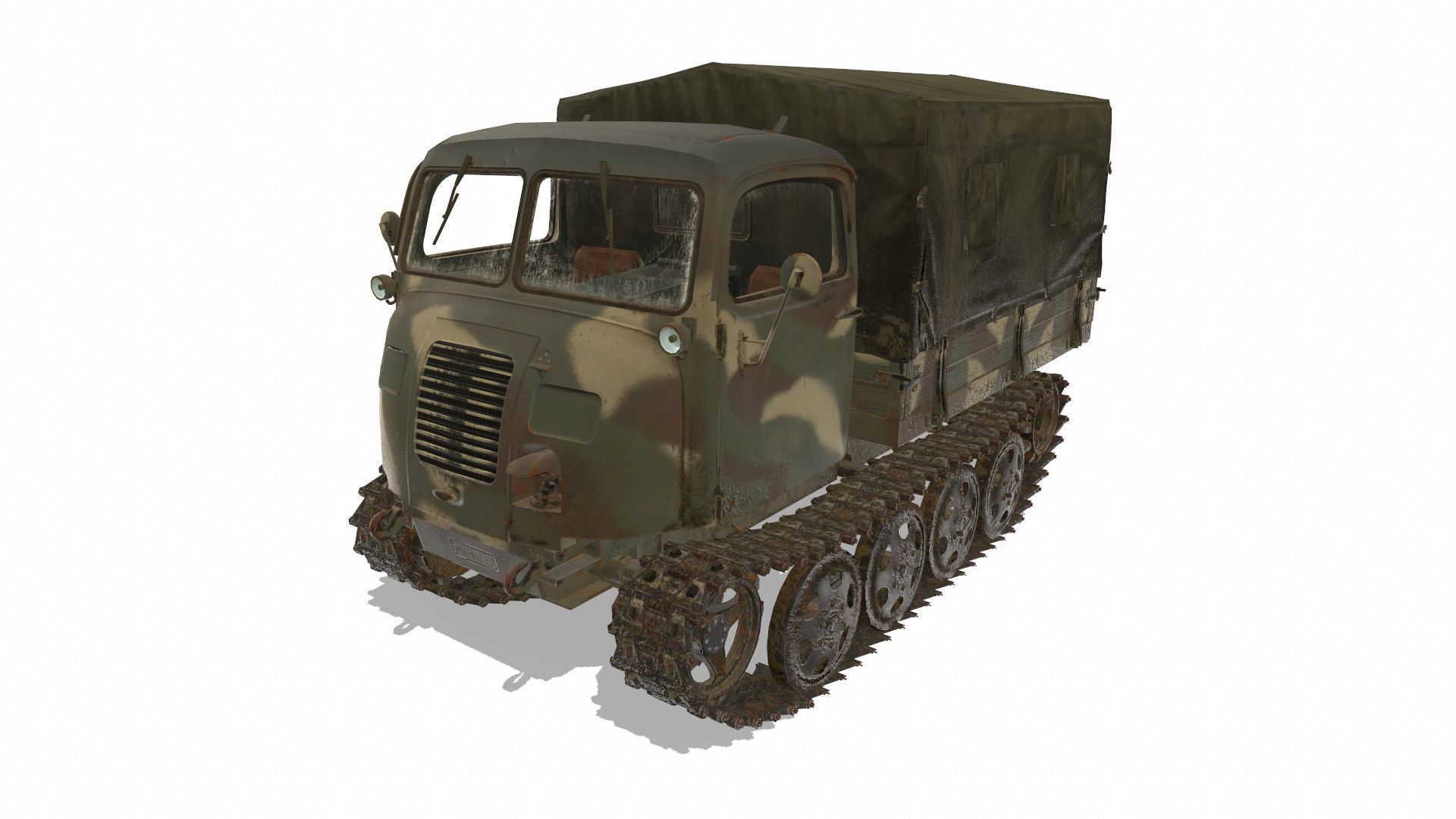 3D model Raupenschlepper Ost VR / AR / low-poly | CGTrader