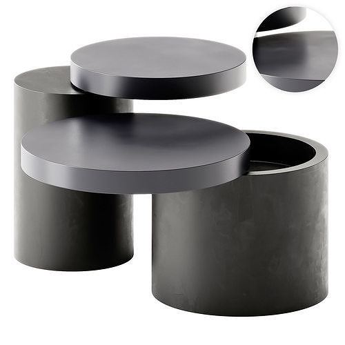 TECTA K8 Round Coffee Table 3D model | CGTrader