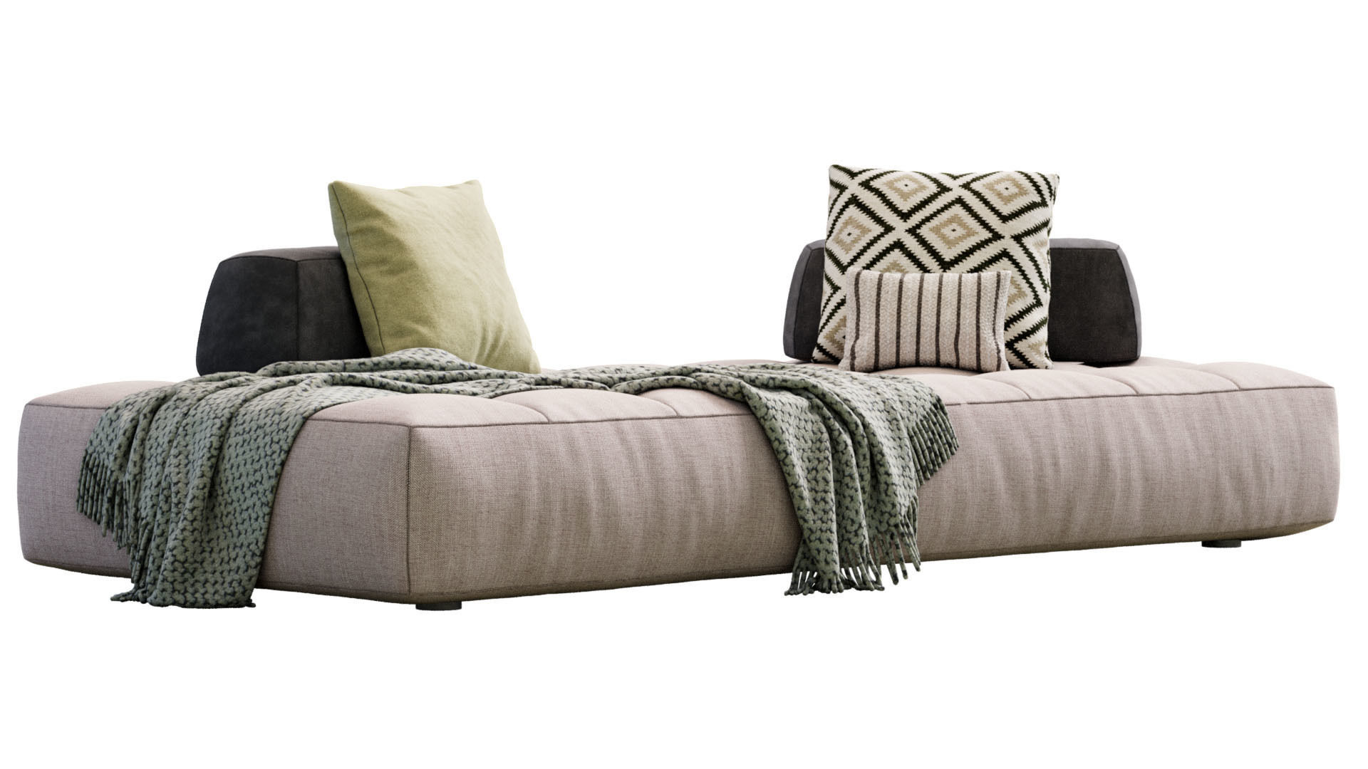 Softbench By Flou 3D model | CGTrader