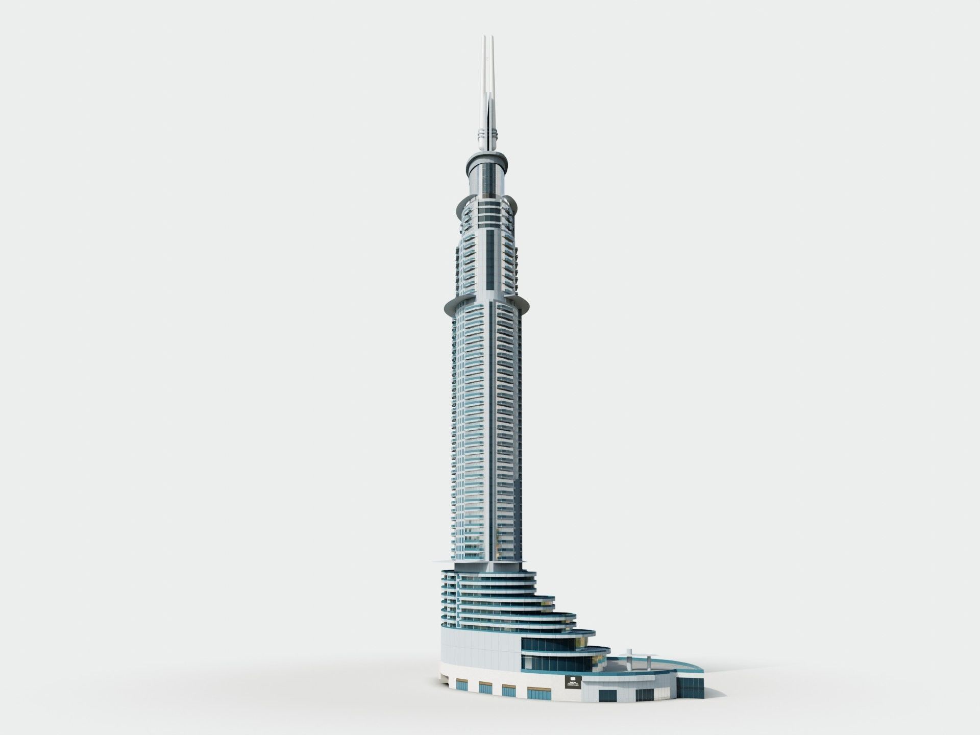 The Address Downtown hotel - Dubai 3D model | CGTrader