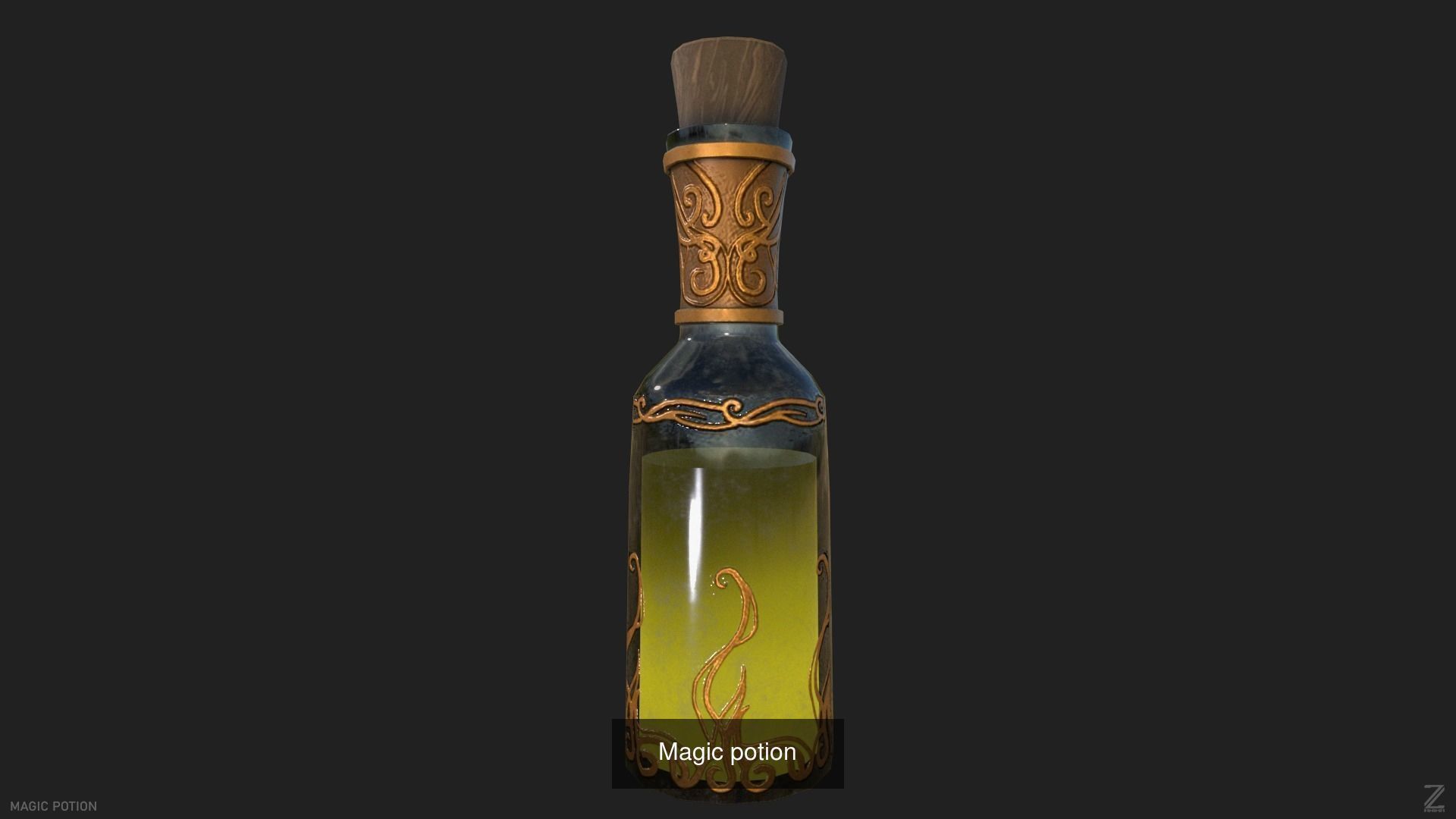 Magic potion collection VR / AR / low-poly | CGTrader