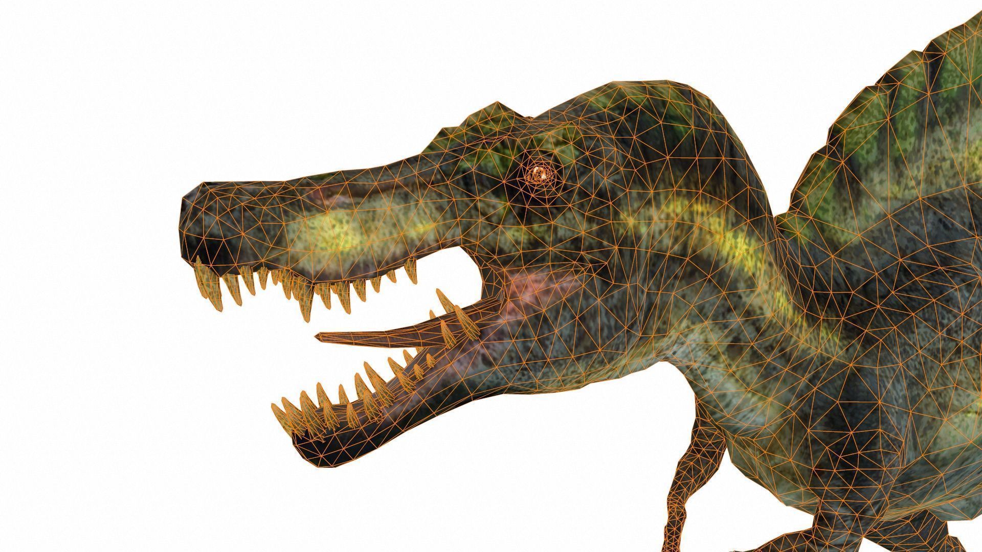 3D model Spinosaurus VR / AR / low-poly | CGTrader