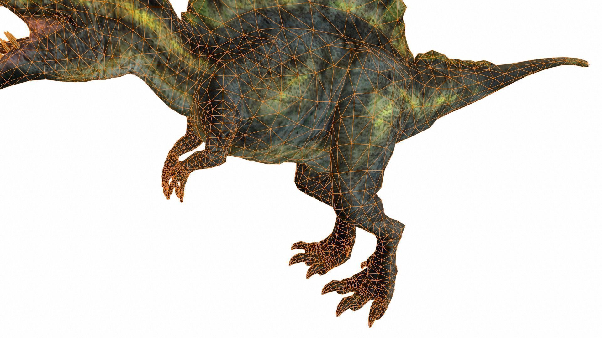 3D model Spinosaurus VR / AR / low-poly | CGTrader