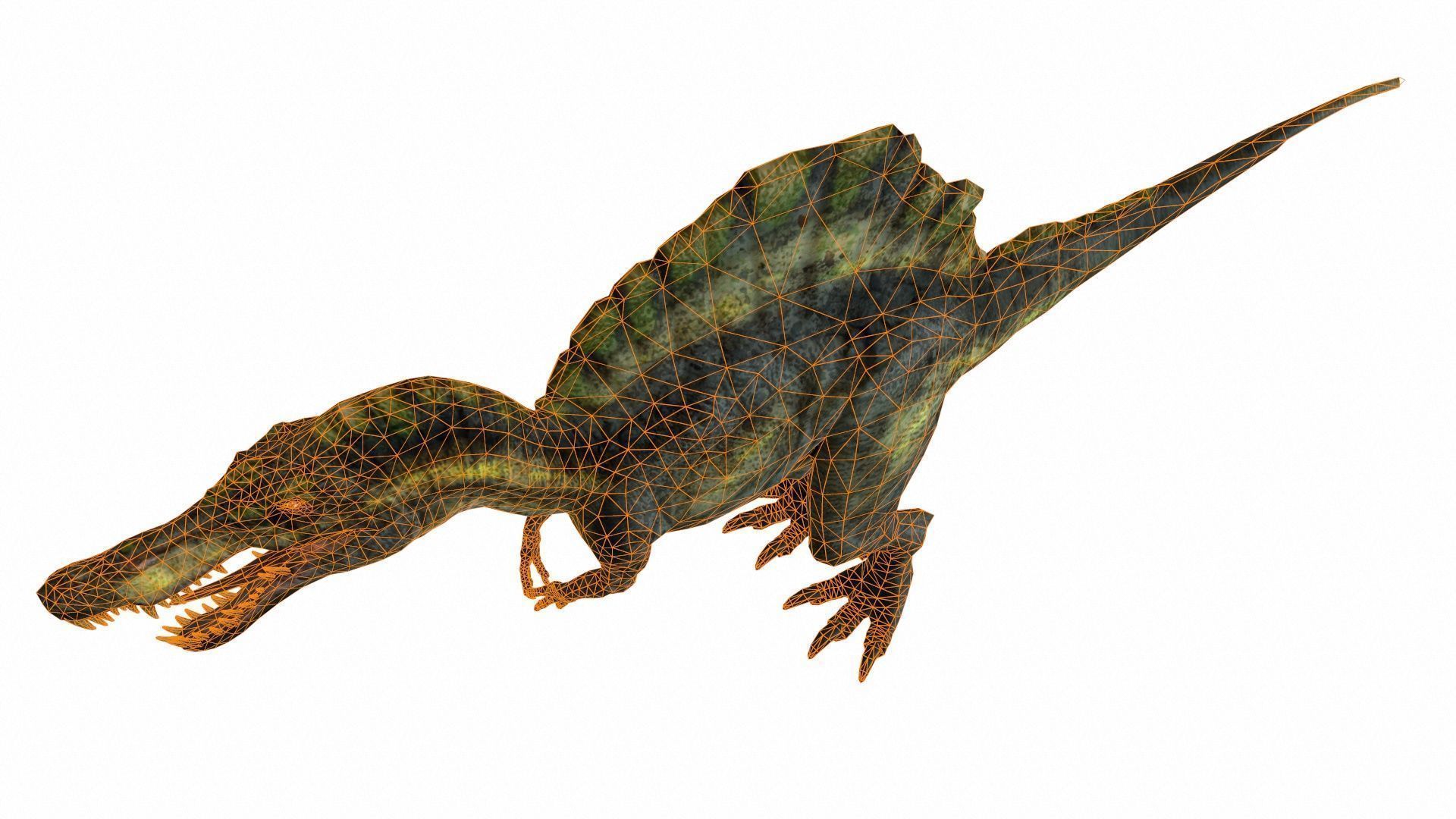 3D model Spinosaurus VR / AR / low-poly | CGTrader