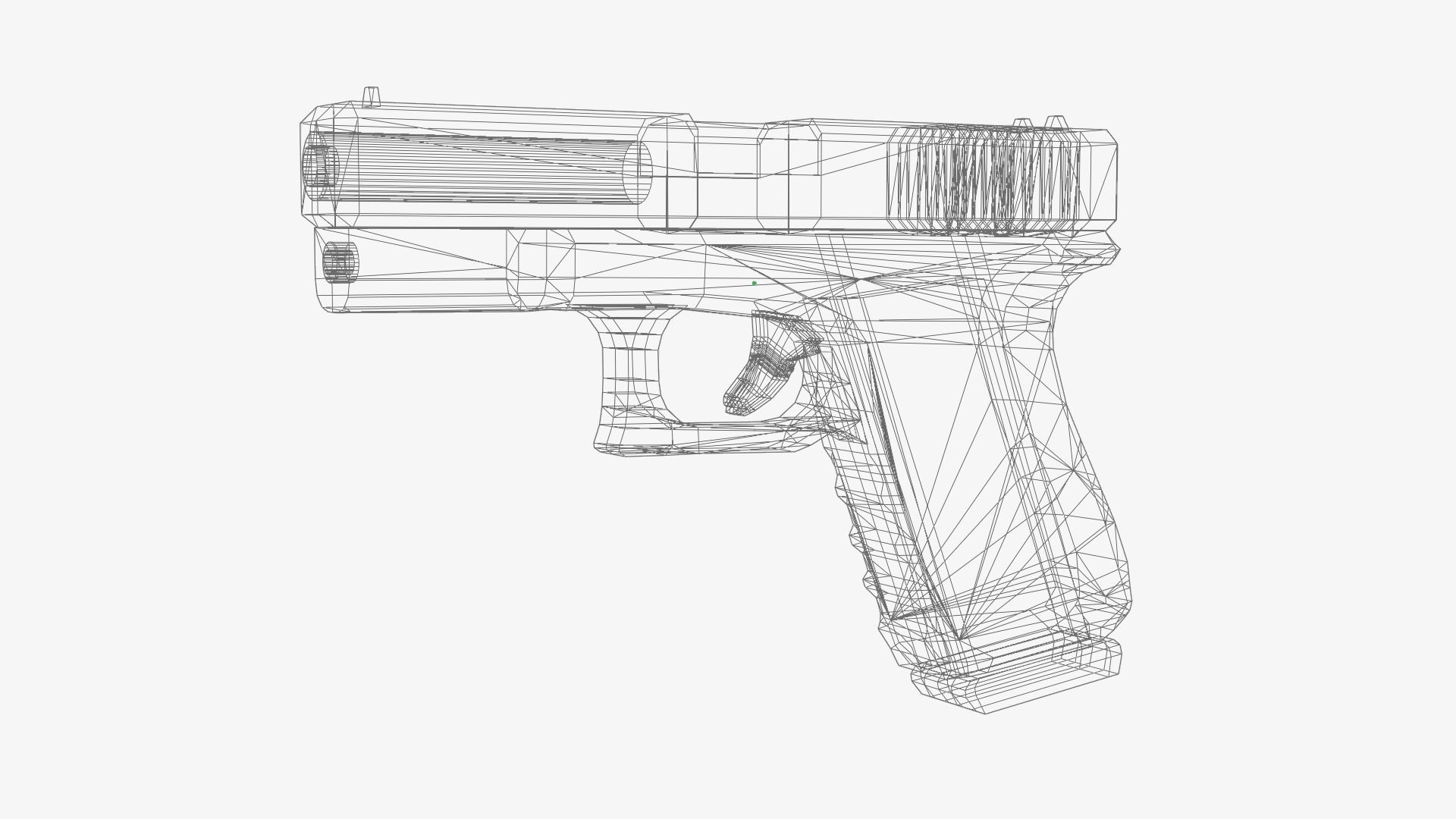 3d Model Glock 17 Gun 3d Model Vr Ar Low Poly Cgtrader