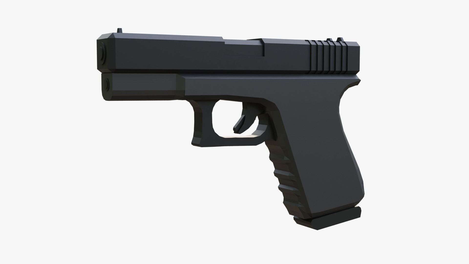 3D model Glock 17 Gun 3D Model VR / AR / low-poly | CGTrader