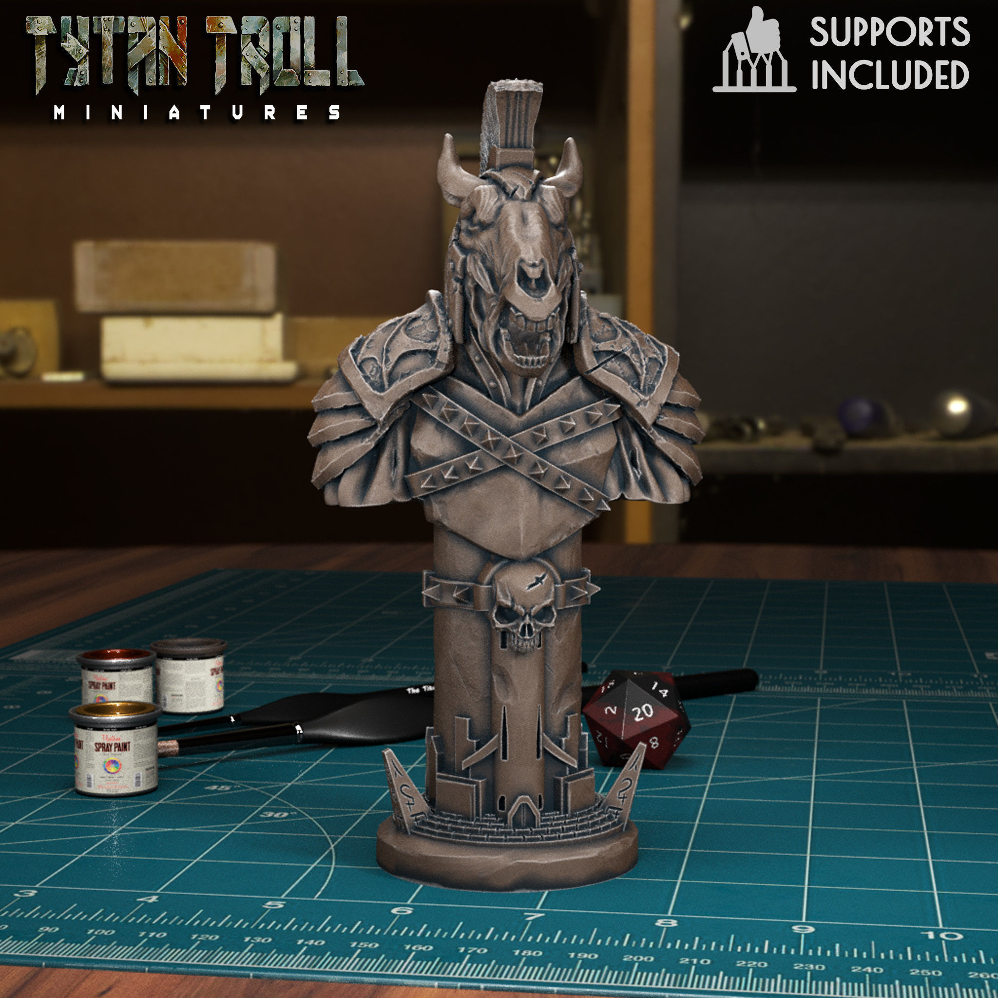Undead Chess Set - Pre-Supported 3D model 3D printable | CGTrader