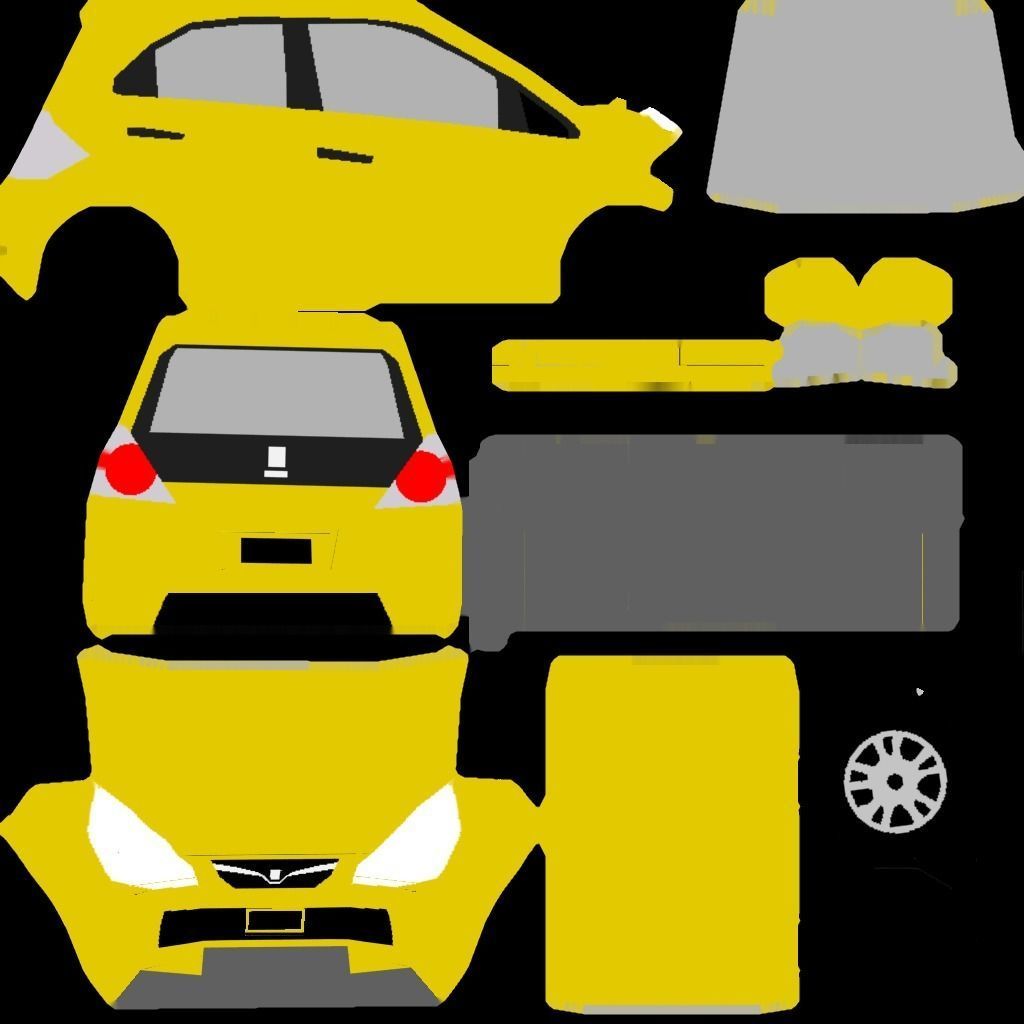 3D model Honda Brio low poly car VR / AR / low-poly | CGTrader