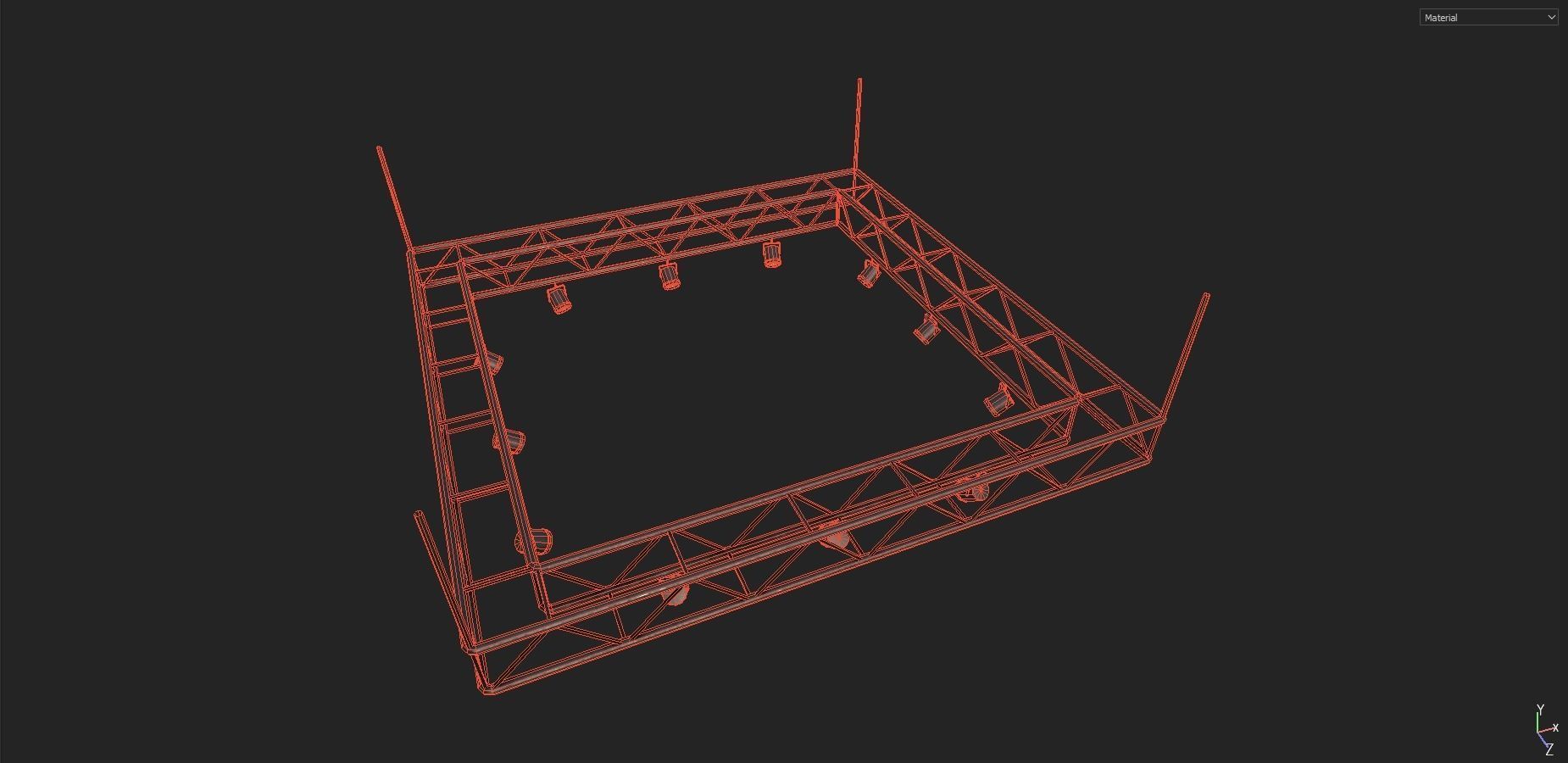 3D model Boxing Ring Pack VR / AR / low-poly | CGTrader