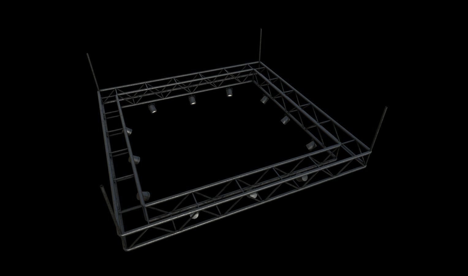 3D model Boxing Ring Pack VR / AR / low-poly | CGTrader