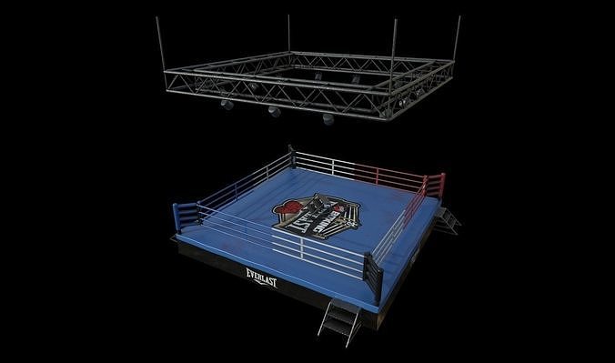 3D model Boxing Ring Pack VR / AR / low-poly | CGTrader