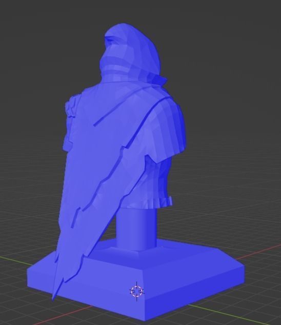 Valorant Omen bust - 3D print ready 3D model 3D printable | CGTrader