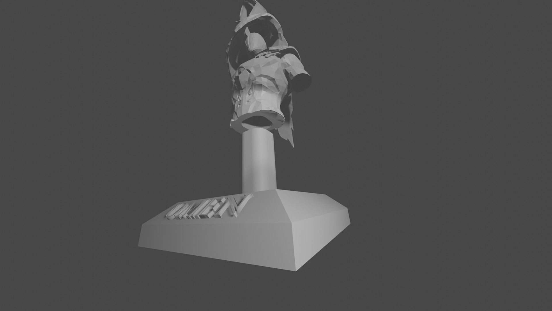 Valorant Omen bust - 3D print ready 3D model 3D printable | CGTrader