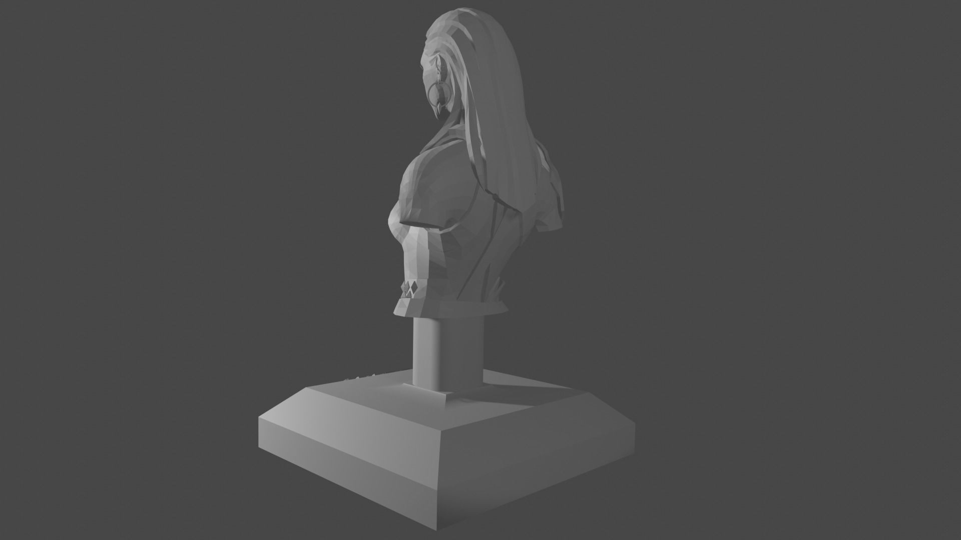Valorant Reyna Bust - 3D print ready 3D model 3D printable | CGTrader