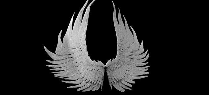 Fire Elements Wings 3D model | CGTrader