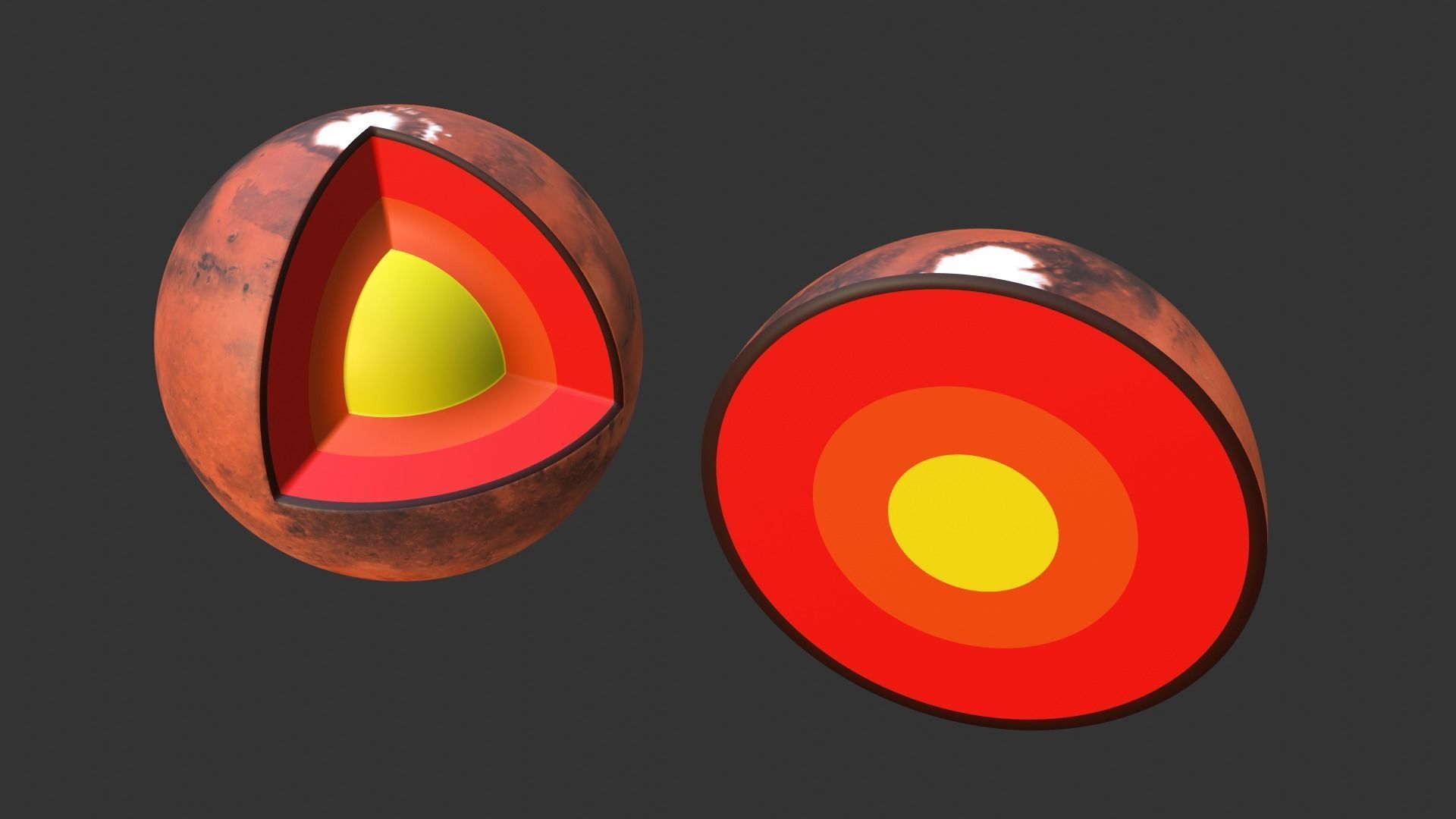 3D model Mars Planet VR / AR / low-poly | CGTrader