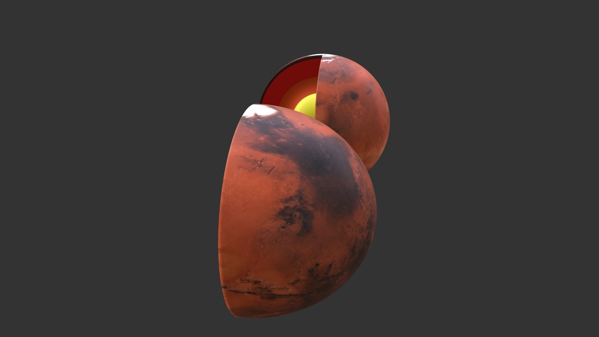 3D model Mars Planet VR / AR / low-poly | CGTrader