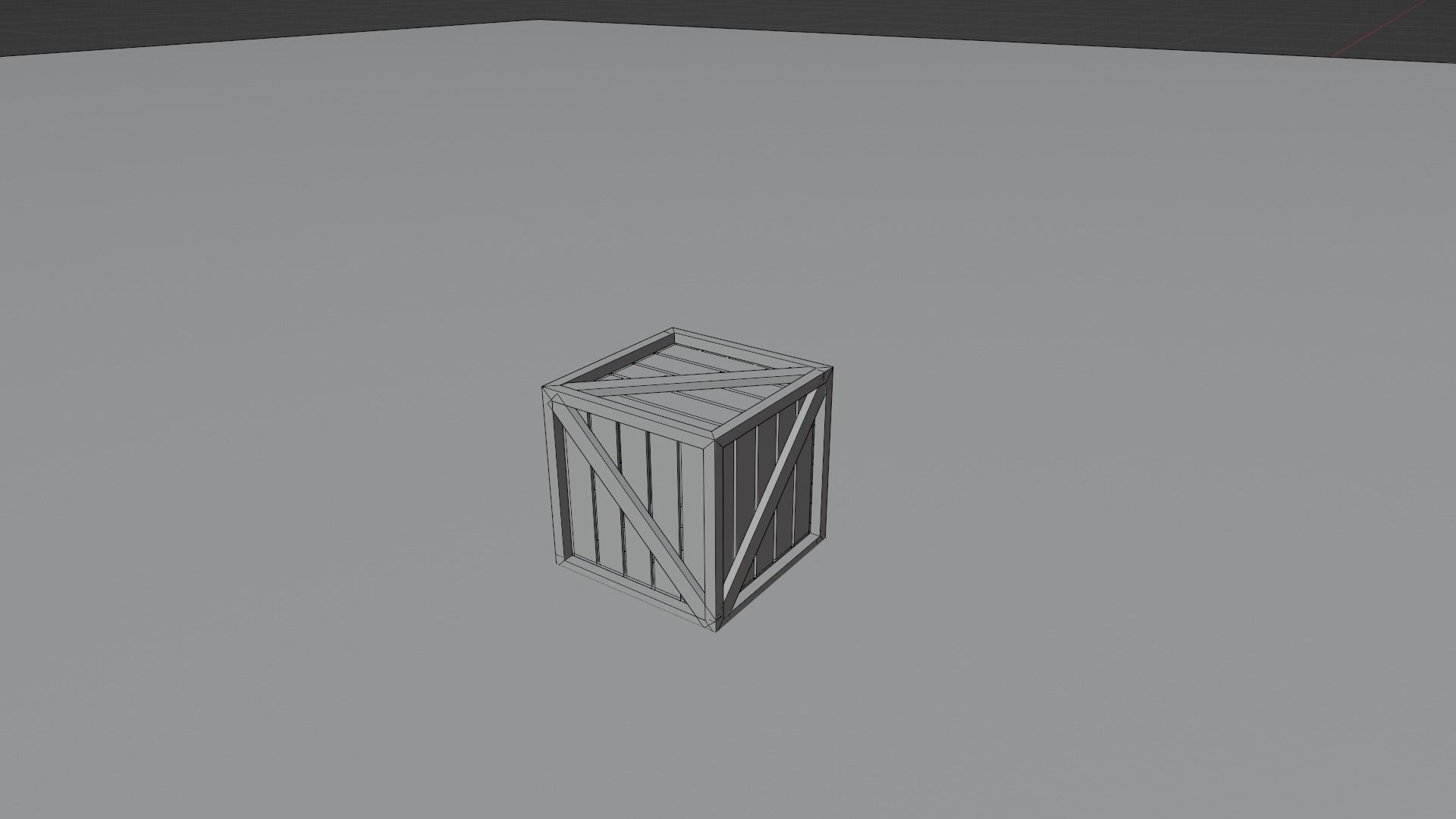 3D model Lowpoly wood crate VR / AR / low-poly | CGTrader