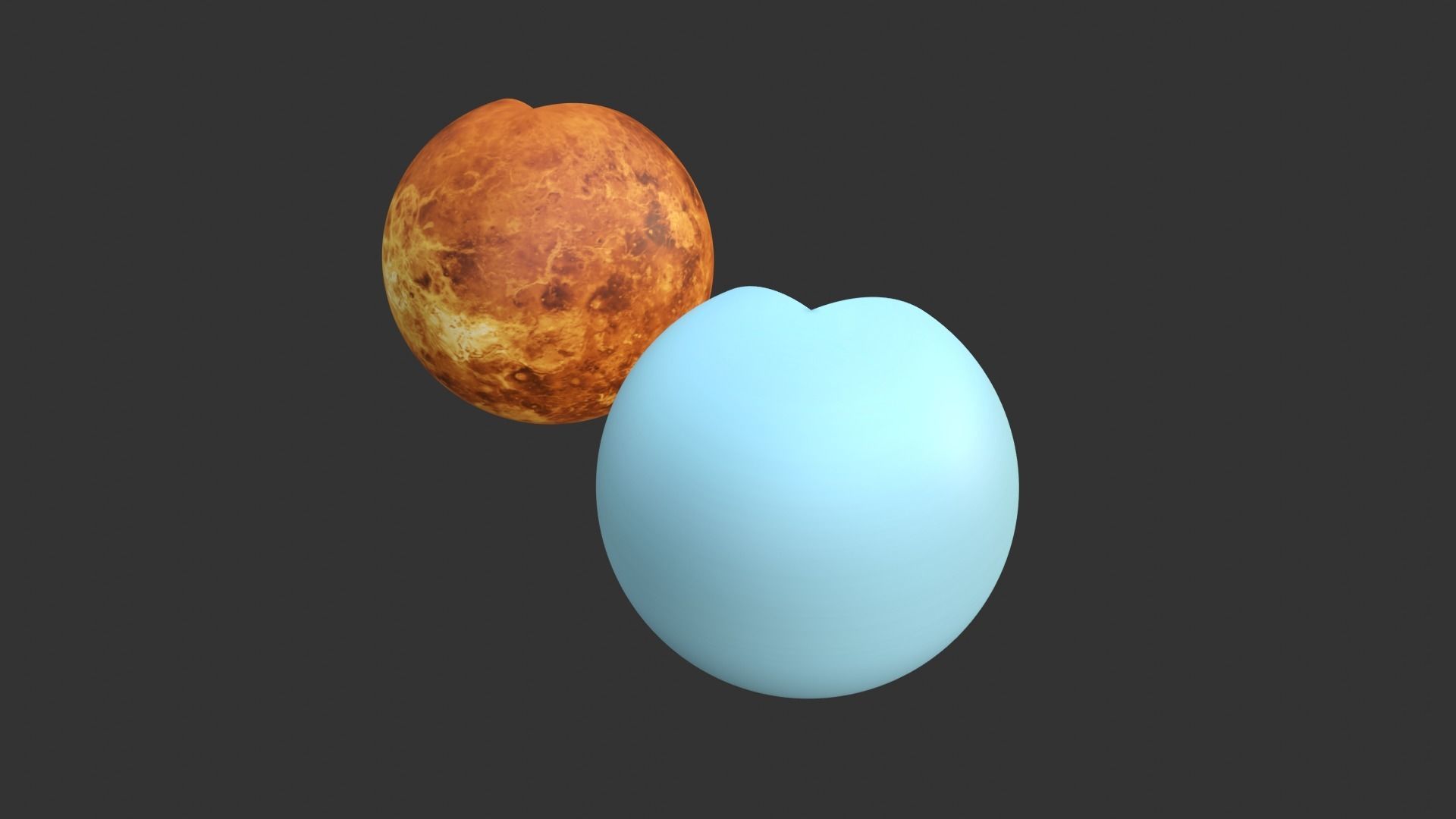 3D model uranus and venus VR / AR / low-poly | CGTrader