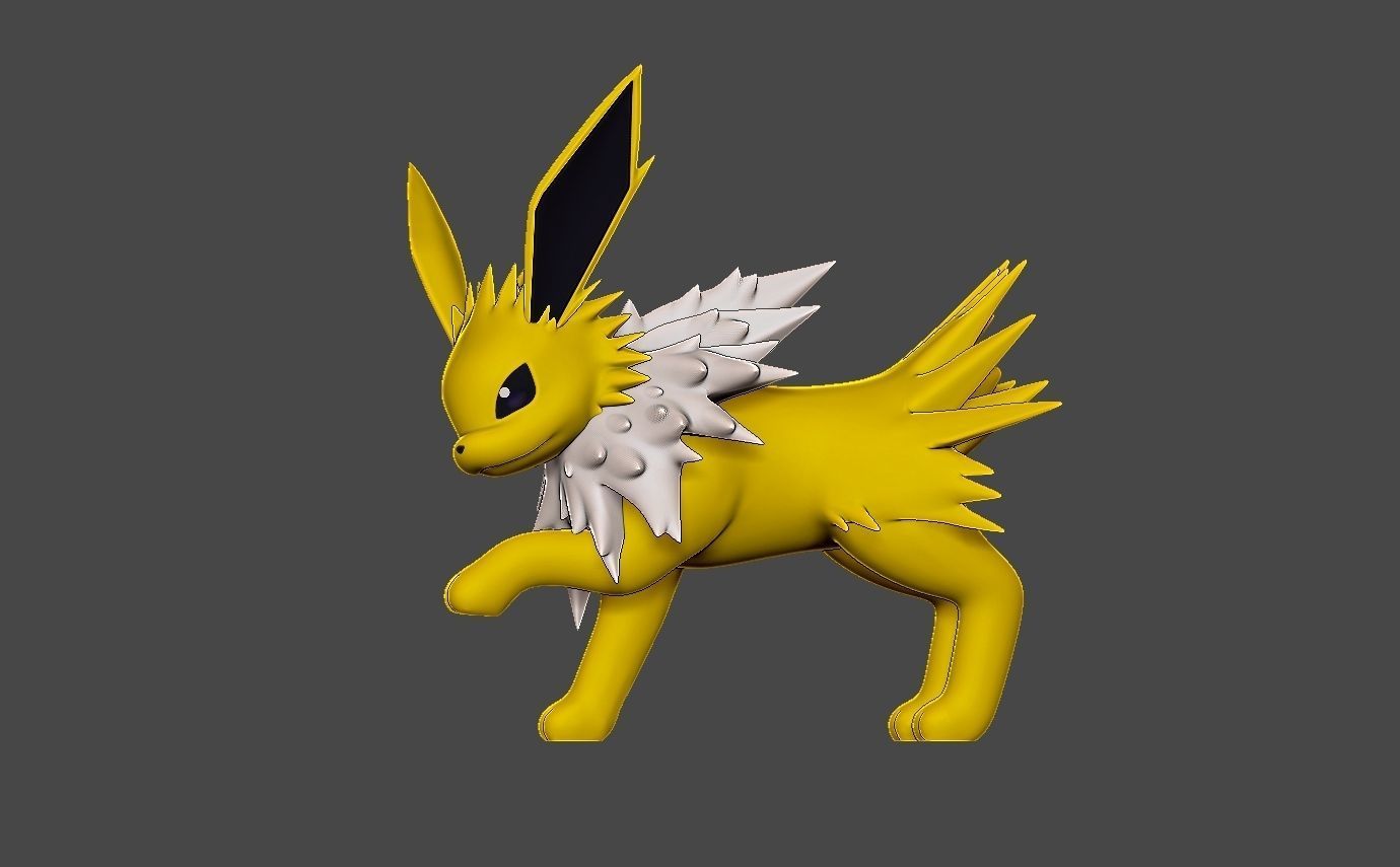 Pokemon jolteon 3D model 3D printable | CGTrader