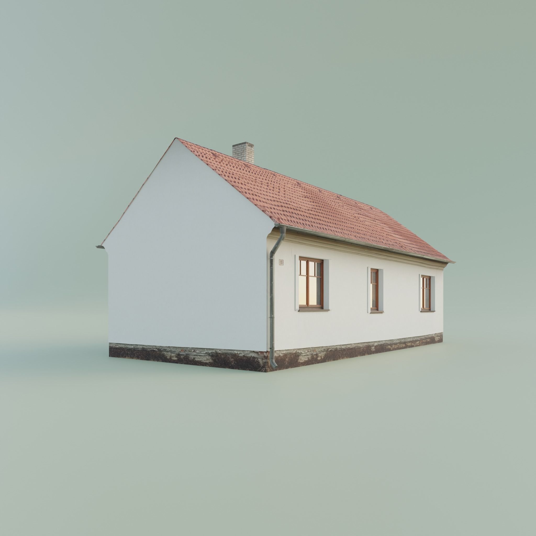3D model House low-poly realistic VR / AR / low-poly | CGTrader