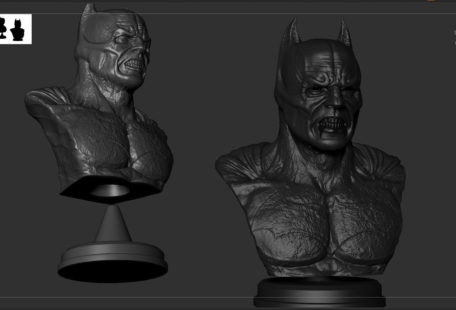 Demon Batman-Batman Begins 3D model 3D printable | CGTrader