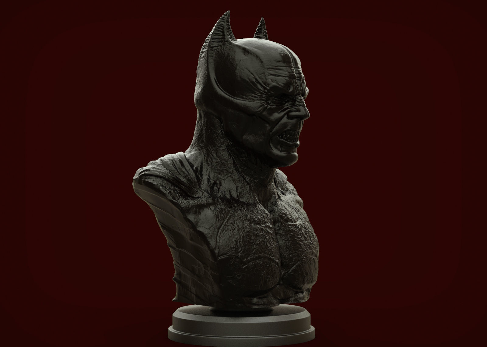 Demon Batman-Batman Begins 3D model 3D printable | CGTrader
