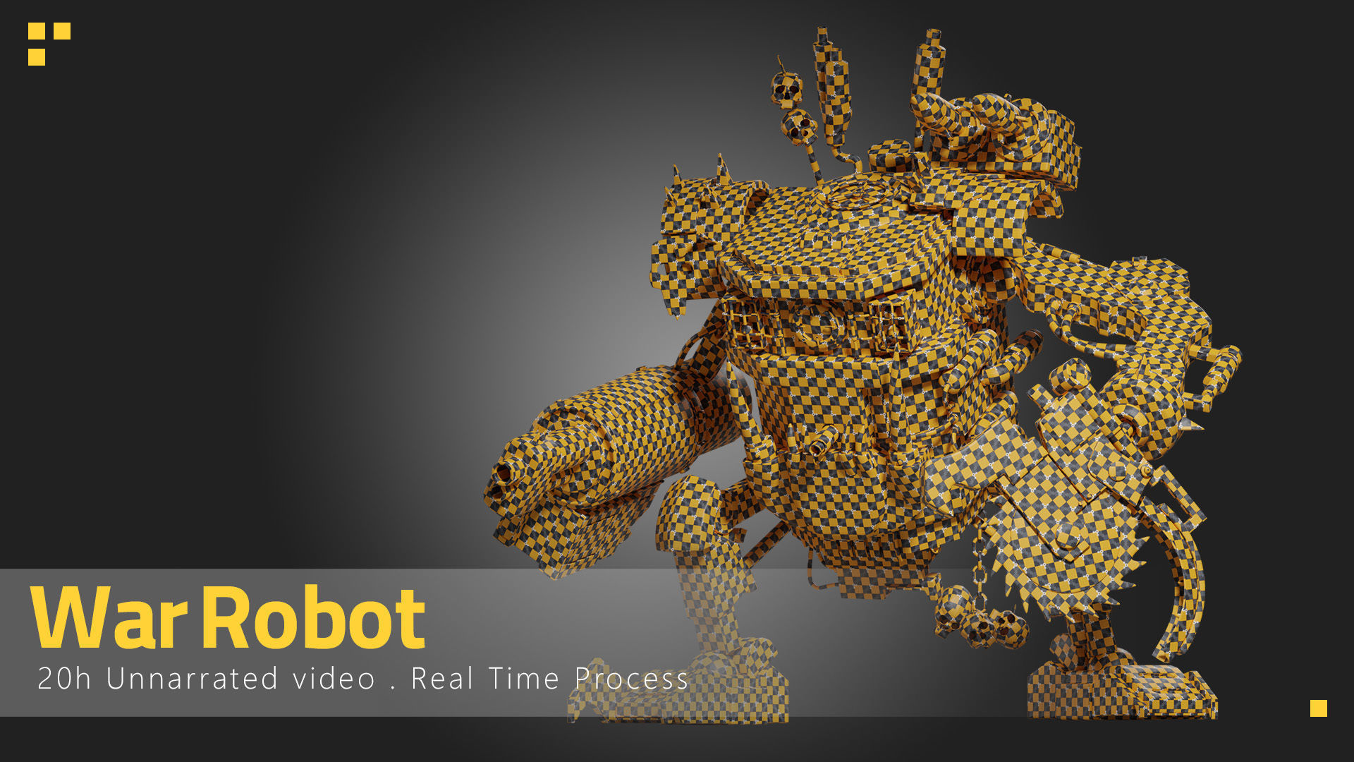 War Robot-Tutorial Full Process 3D model | CGTrader