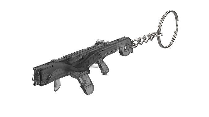 Keychain - R-99 Cutting Edge - APEX - Printable - STL 3D model 3D ...