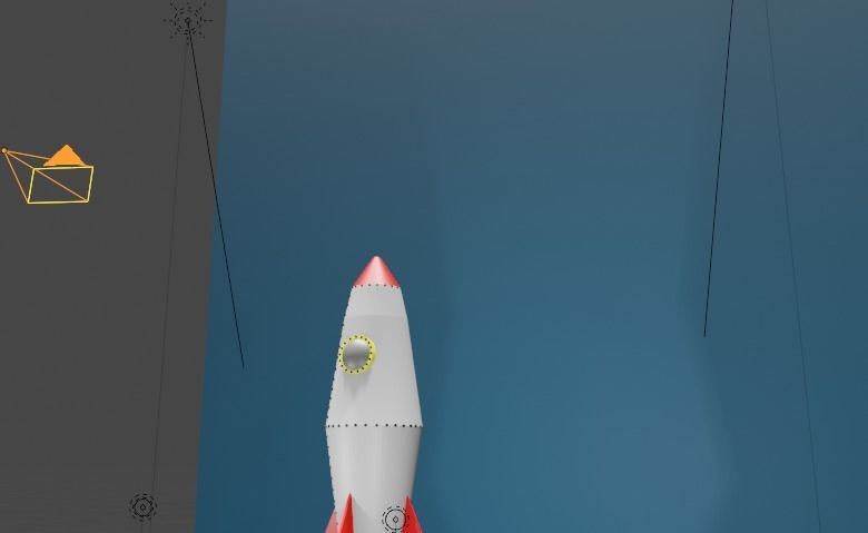 3D model Low poly 3d model of a rocket VR / AR / low-poly | CGTrader