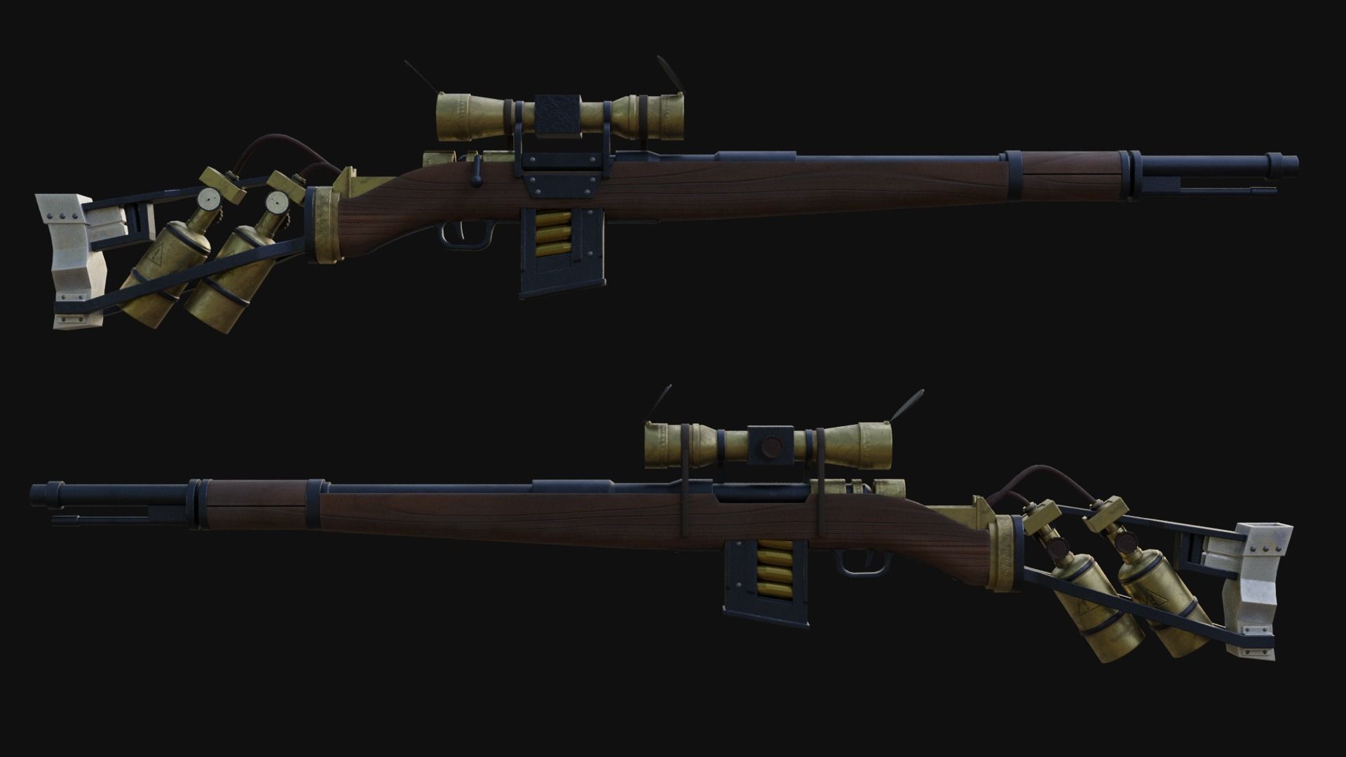 3D model SR1 - Rifle VR / AR / low-poly | CGTrader