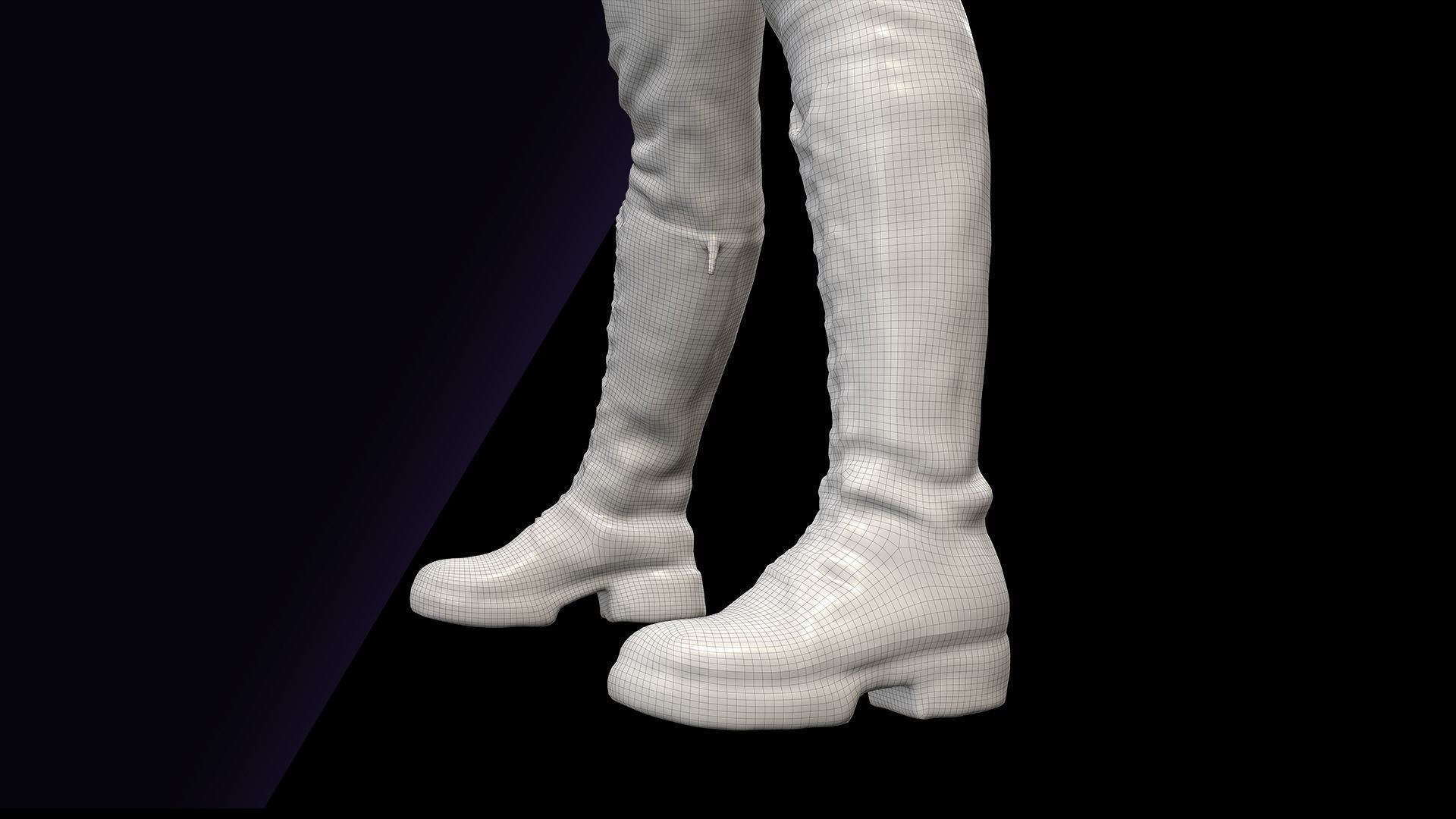 Cleaned 3D Body Scan MrsPhysiotherapist Gun 3D model | CGTrader