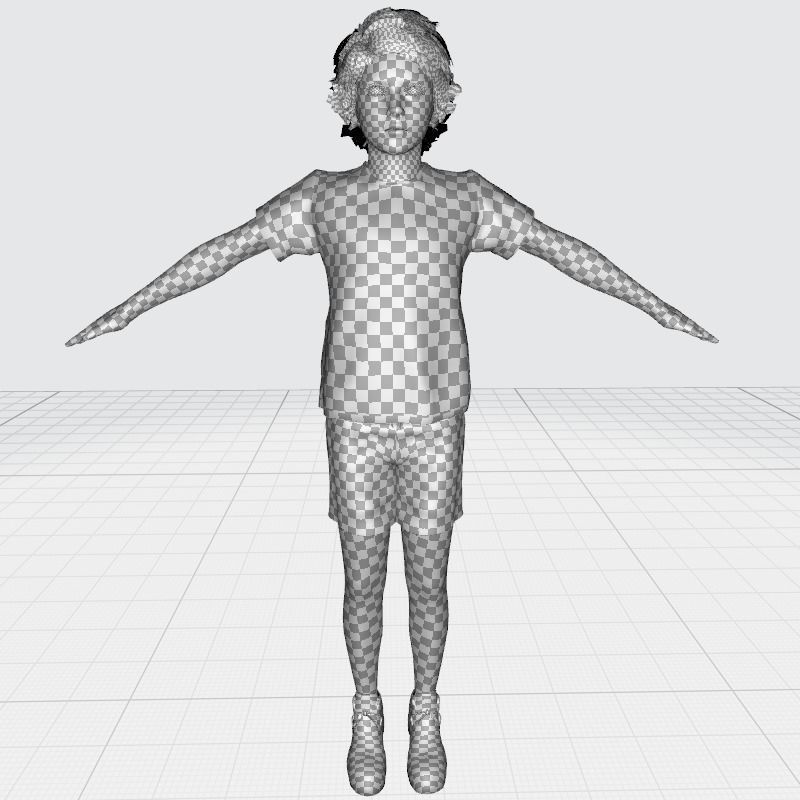 3D model Leo - Realistic Child Boy 3D Model with Beautiful Smile VR ...
