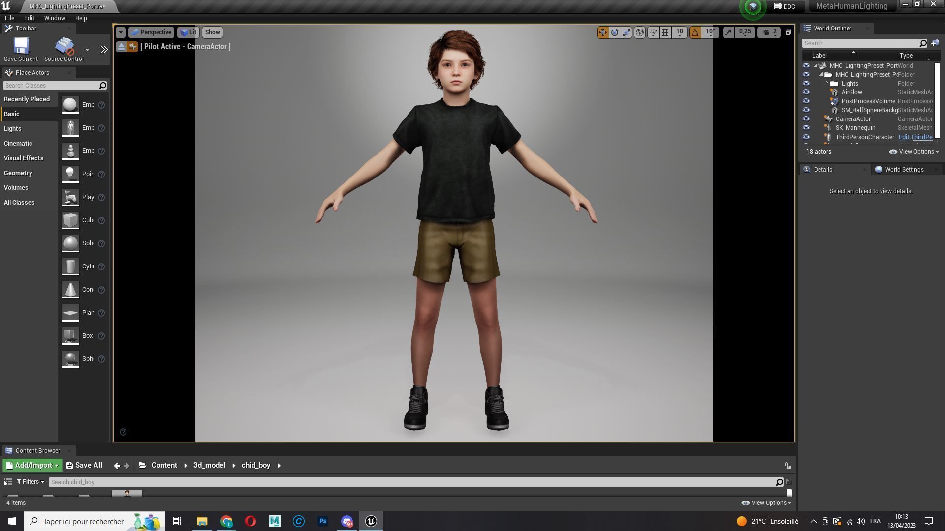 3D model Leo - Realistic Child Boy 3D Model with Beautiful Smile VR / AR / low-poly | CGTrader