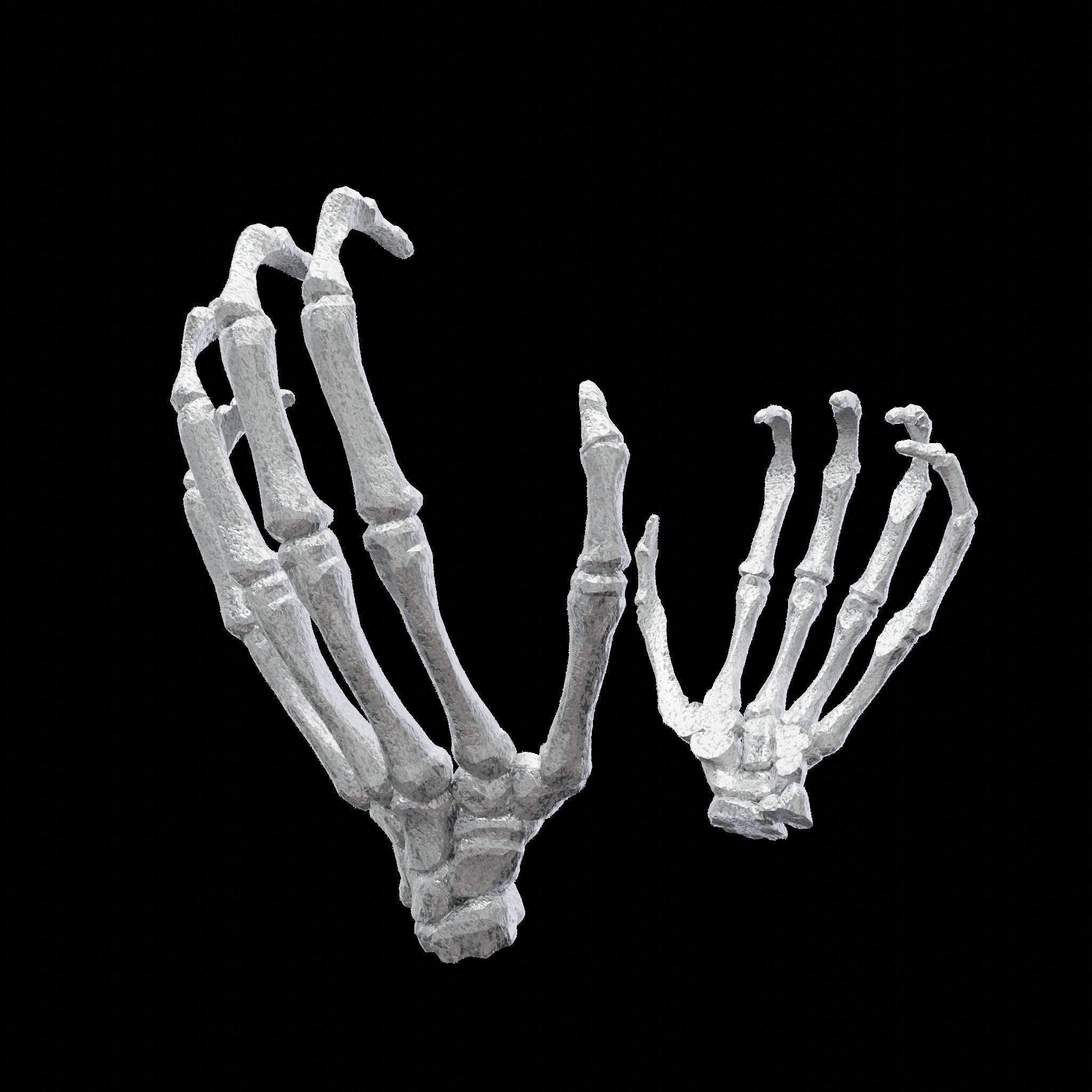 SKELETON HAND Attachments for AIRPODS MAX 3D model 3D printable | CGTrader