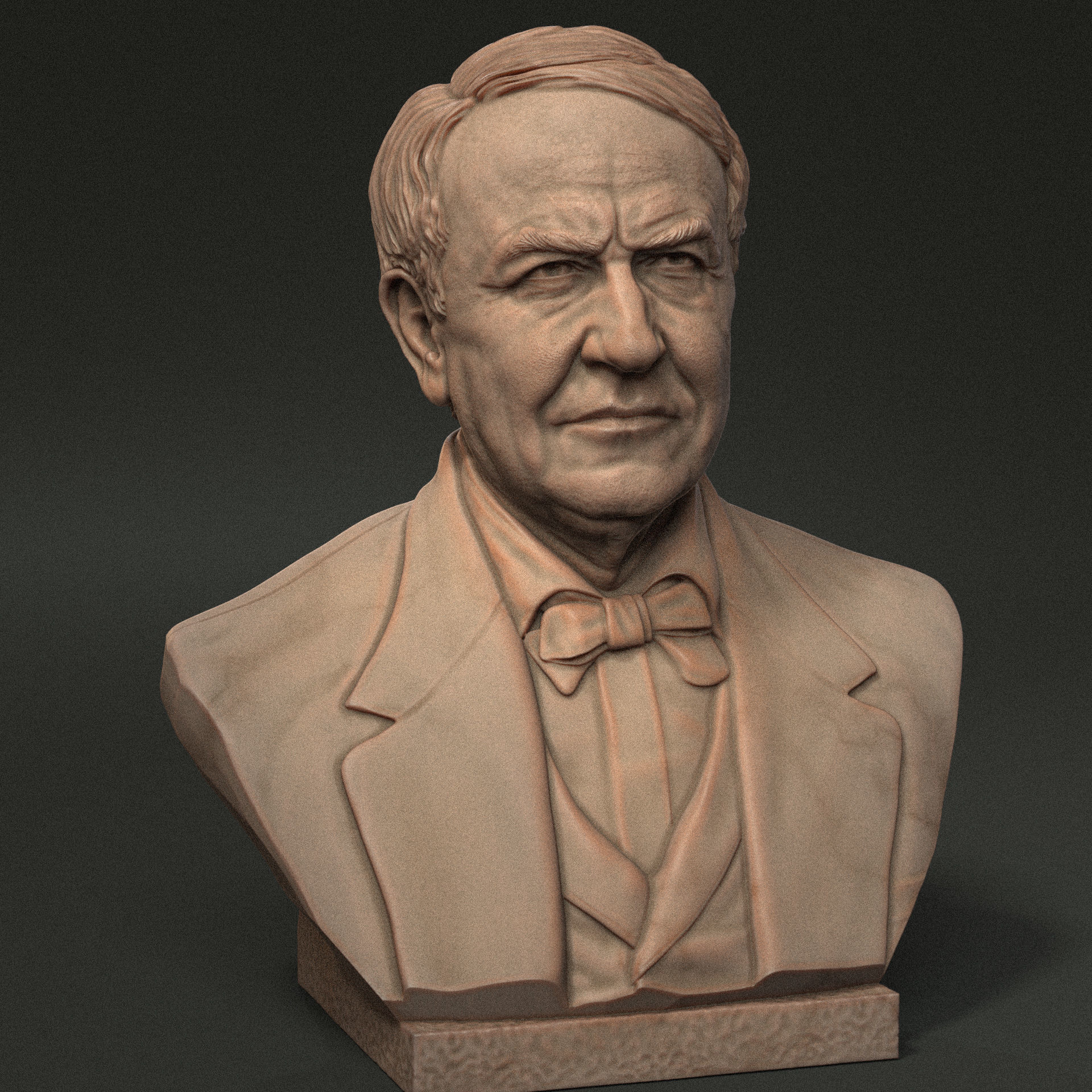 Thomas Edison 3D model 3D printable | CGTrader