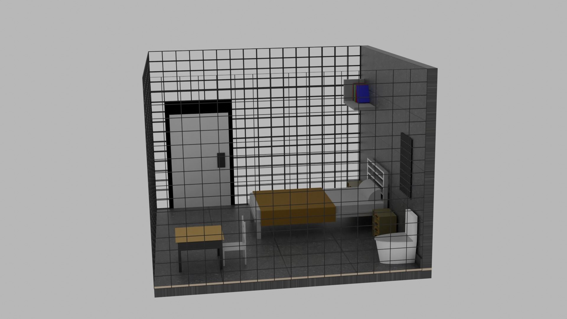 3D model Isomeric Prison VR / AR / low-poly | CGTrader