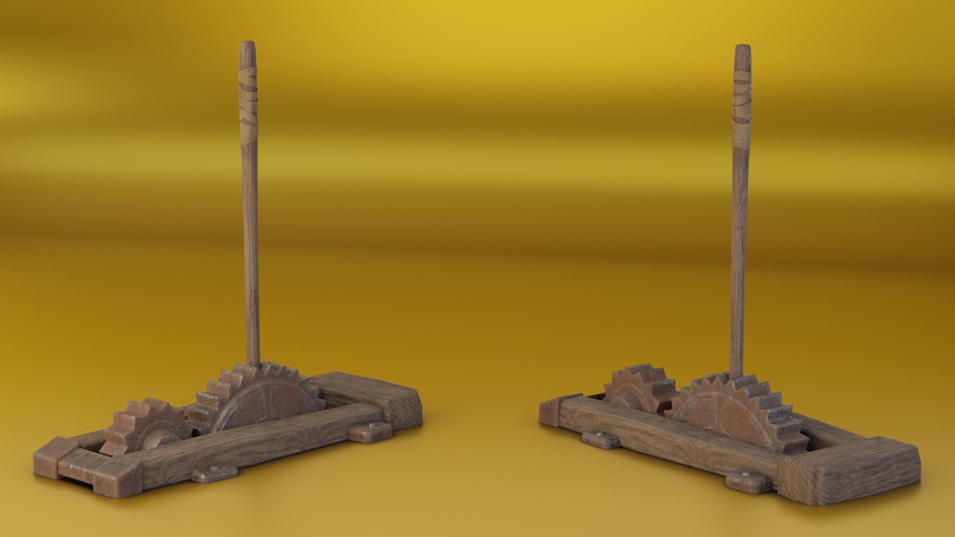 3D model Fantasy Levers VR / AR / low-poly | CGTrader