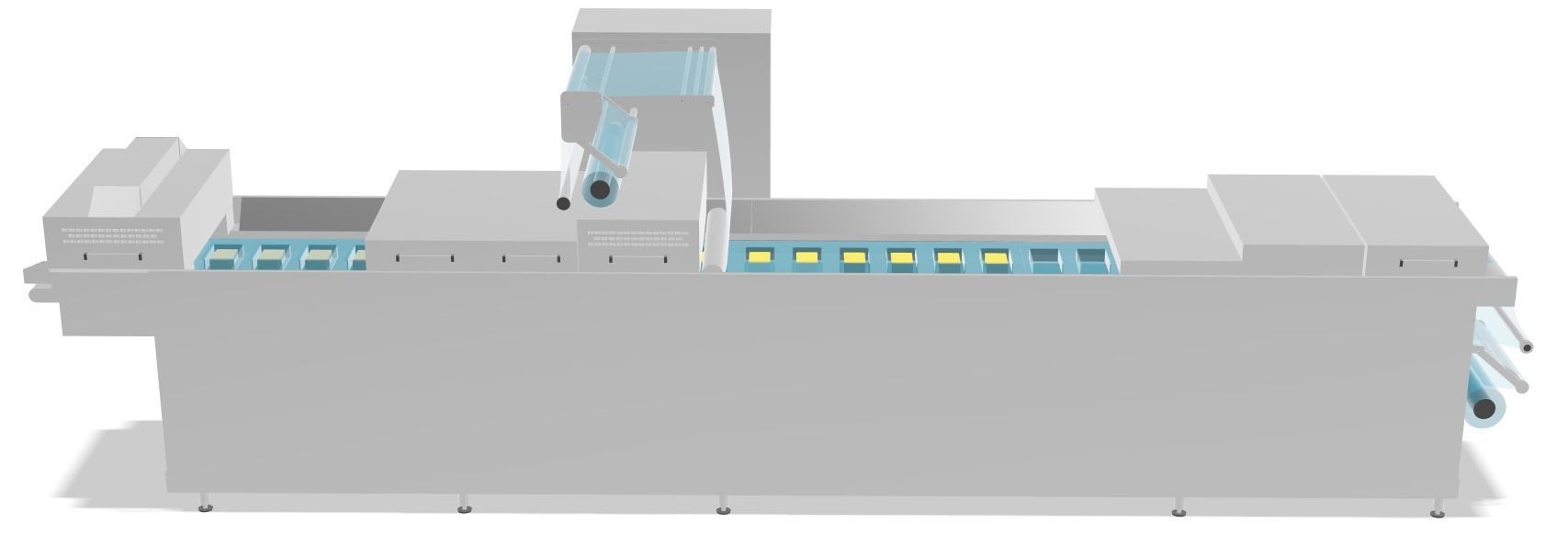3D model Thermoformer - Packaging machine VR / AR / low-poly | CGTrader